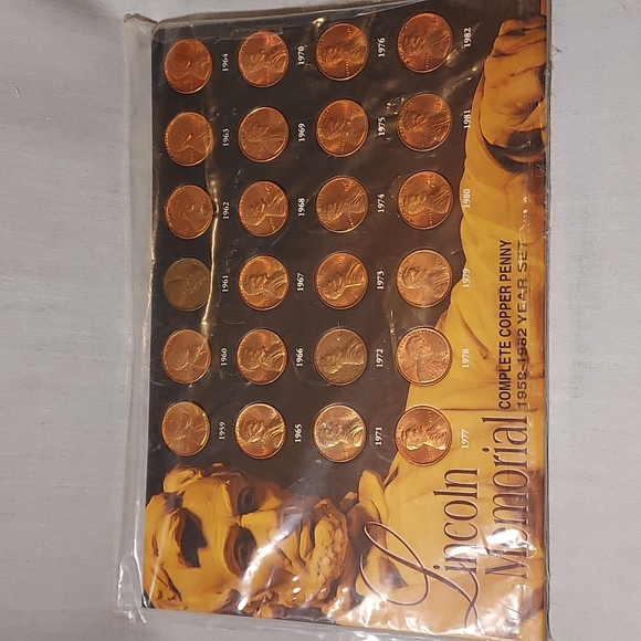 Lincoln Memorial Copper Penny Set | Other | Lincoln Memorial Complete ...